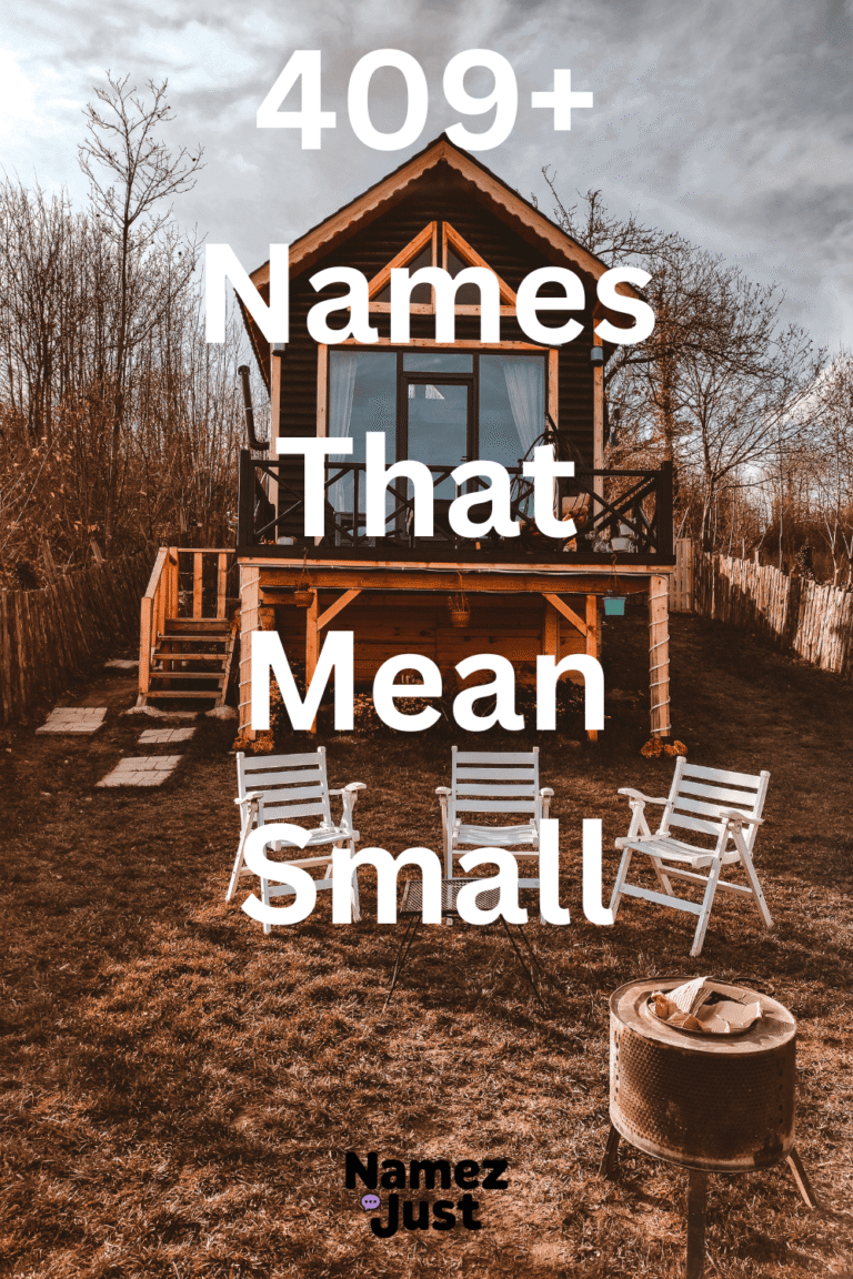 409+ Names That Mean Small