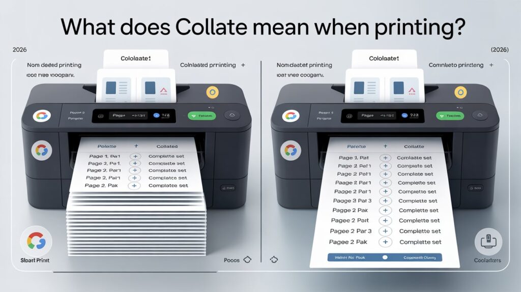 What Does Collate Mean When Printing?