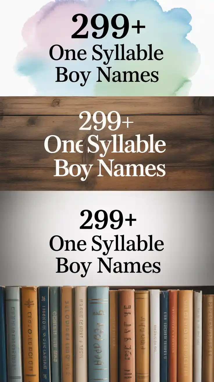 299+ One Syllable Boy Names (2026 Ultimate Guide)