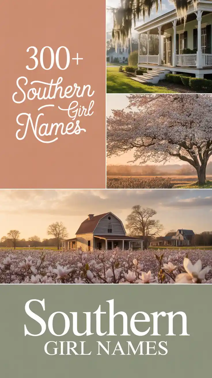 300+ Southern Girl Names: Trendy, Classic & Unique Picks 2025