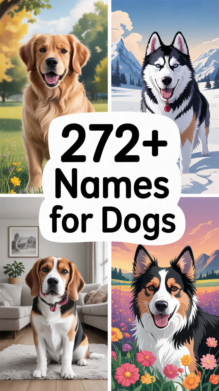 272+ Names for Dogs (2026 Ultimate Naming Guide) 🐶