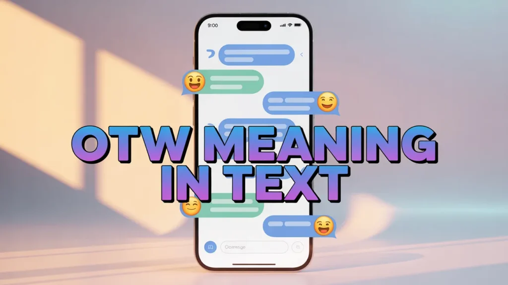 OTW Meaning in Text: What It Means & How to Use It