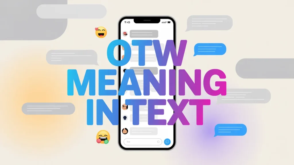 OTW Meaning in Text: What It Means & How to Use It