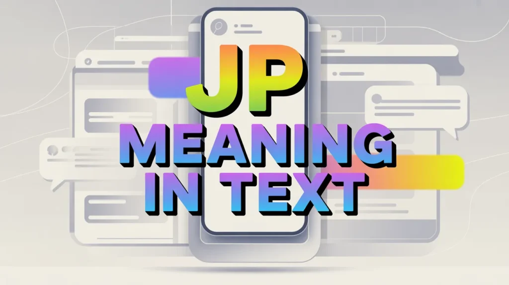 JP Meaning in Text: What It Really Means (2026 Guide)
