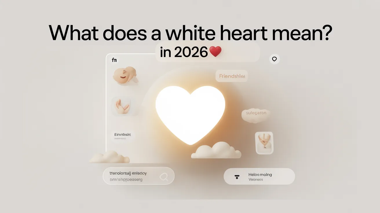 What Does a White Heart Mean? 2026 Complete Guide